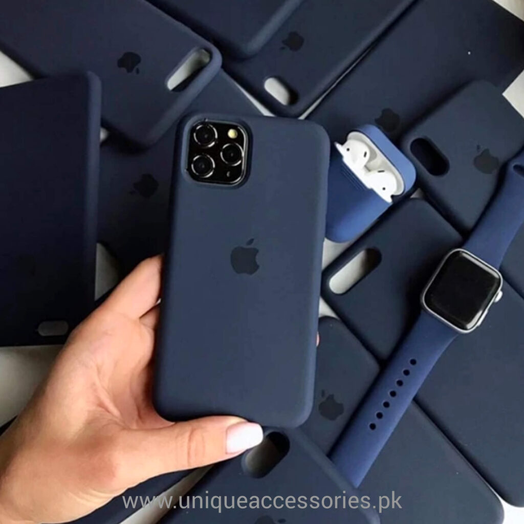 iPhone Official Silicone Case Navy Blue - Unique Accessories