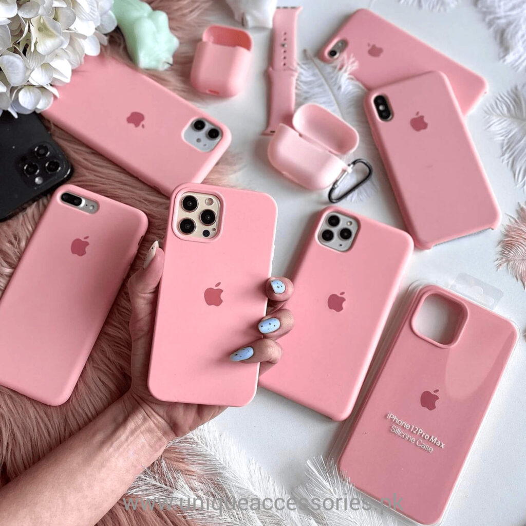 iPhone Official Silicone Case Pink - Unique Accessories