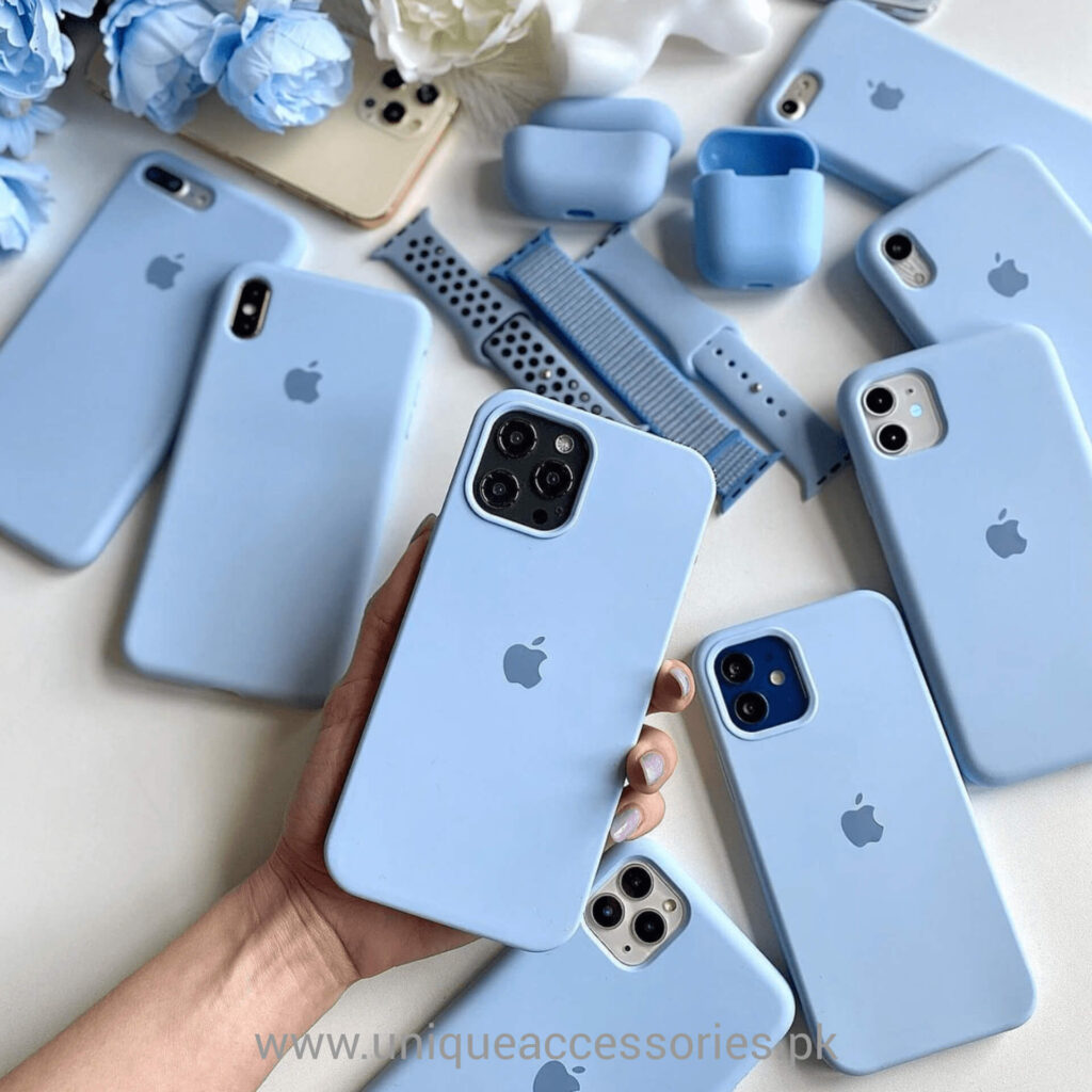 iPhone Official Silicone Case Sky Blue - Unique Accessories