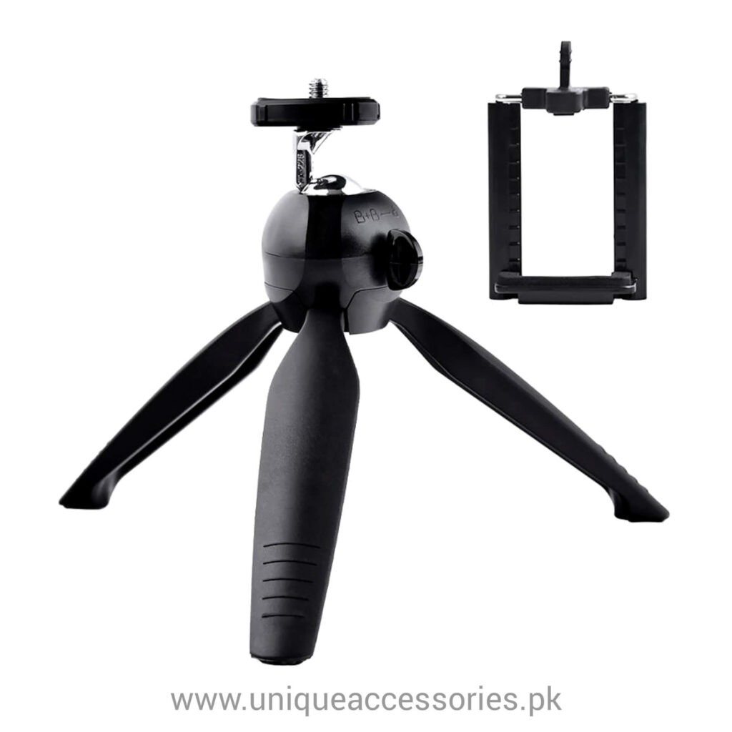 Mini Tripod Stand with Mobile Holder - Unique Accessories