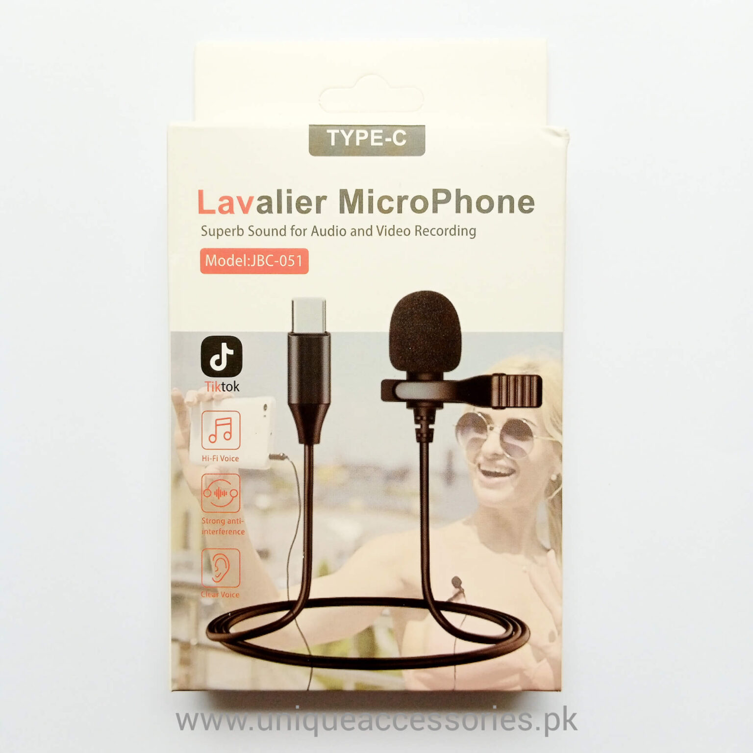 Lavalier Collar Mic for Type C Phones - Unique Accessories