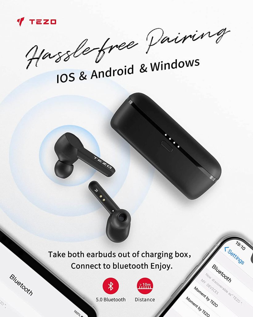 Tezo Moment Wireless Earbuds - Unique Accessories